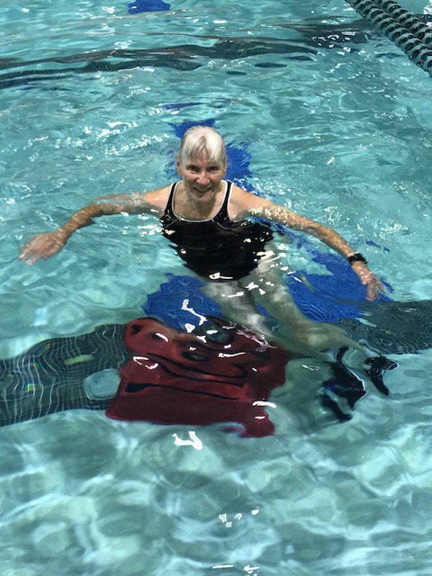 Chris Step Log Jump 1 – Water Fitness Lessons